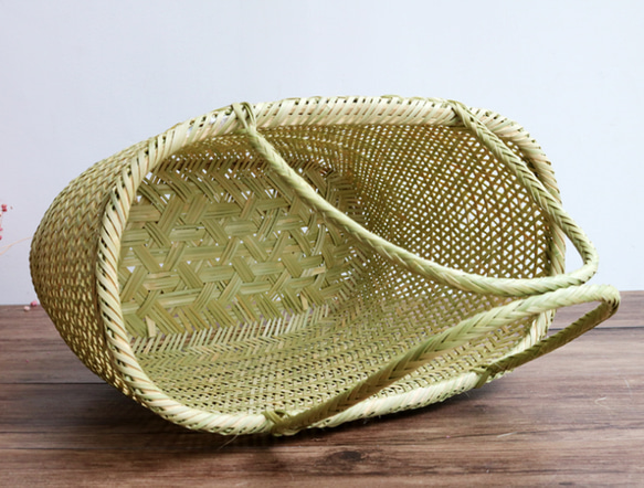 竹工芸★ 竹編みバッグ★ 茶道具収納 ★職人手作り★ ピクニック便攜 XA かごバッグ 小竹 通販 15475870｜Creema(クリーマ)