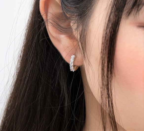 耳が痛くなりにくいイヤリング「SV925 コンビネーションリバーシブル 5＋1」※送料無料 イヤリング・ノンホールピアス jewelry Itsuki 通販 15485403｜Creema(クリーマ)