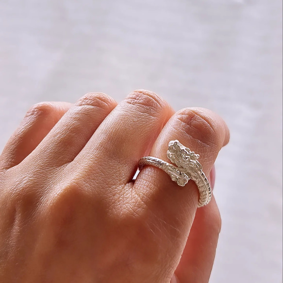 龍 指輪 】 龍リング 龍 アクセサリー シルバー龍 京都アクセサリー 縁起物 指輪・リング 京都しらぐも 通販 15486581 ...