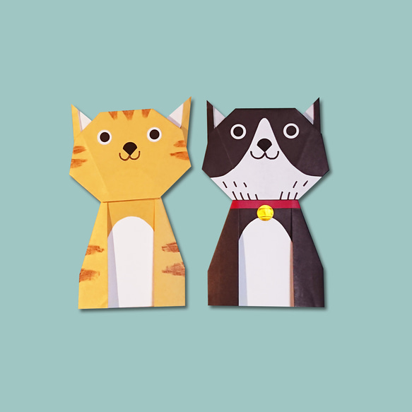 【折り紙】猫 10匹 その他素材 pirka kampi 通販 15492099｜Creema(クリーマ)