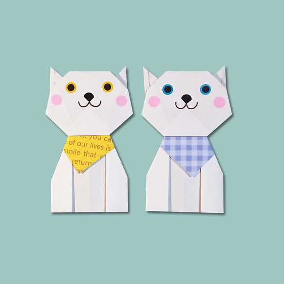 【折り紙】猫 10匹 その他素材 pirka kampi 通販 15492099｜Creema(クリーマ)