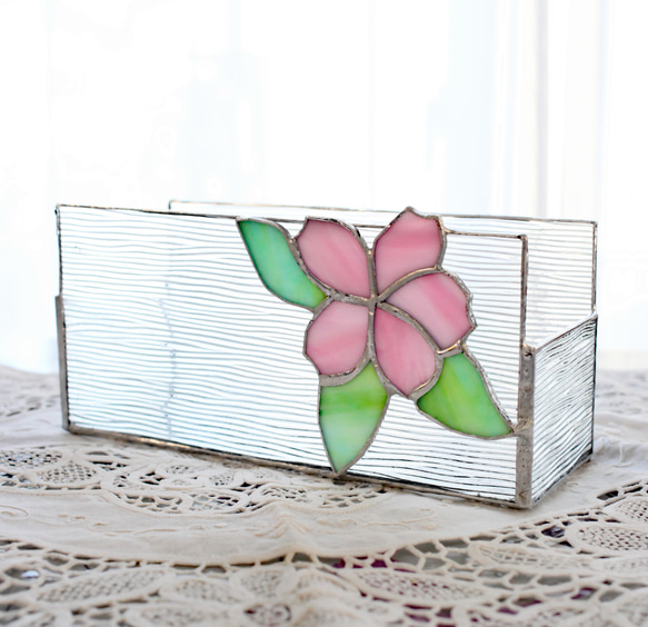 ステンドグラス レターラック (さくら） その他インテリア雑貨 sonomi 通販｜Creema(クリーマ) 15495736