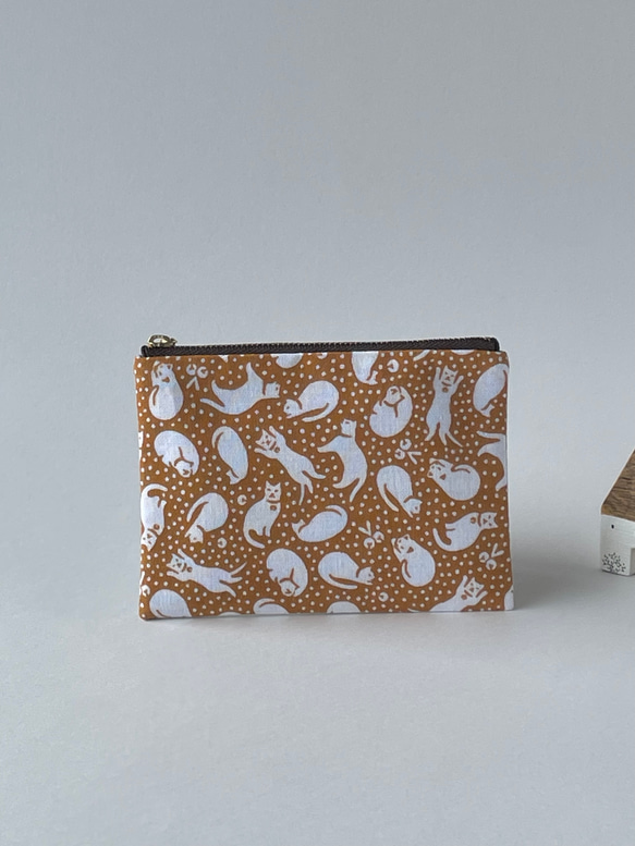 ミニポーチ＊ティッシュ入れに 手ぬぐい鈴ねこ ポーチ ak.66 通販 15495916｜Creema(クリーマ)