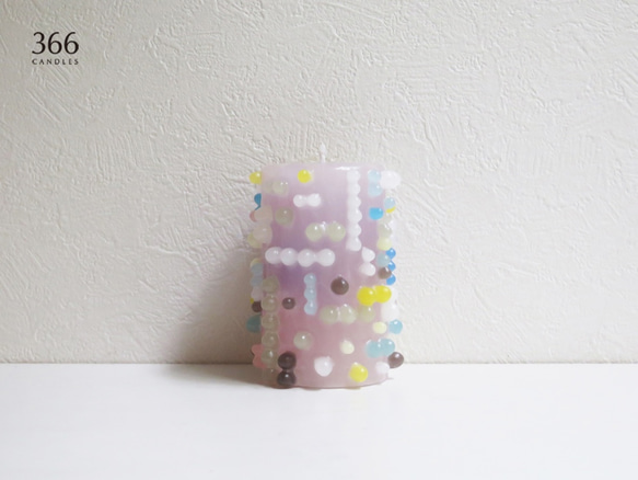Seed candle purple（Mini）ー命の始まり、つぶつぶキャンドルー キャンドル・キャンドルホルダー 366 CANDLES 通販｜Creema(クリーマ) 15496132