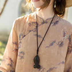 リネンワンピース きれいめ リネンワンピース 大人 リネンワンピース 手作り リネン ワンピース 春 チャイナドレス ワンピース 念江南 通販 ...