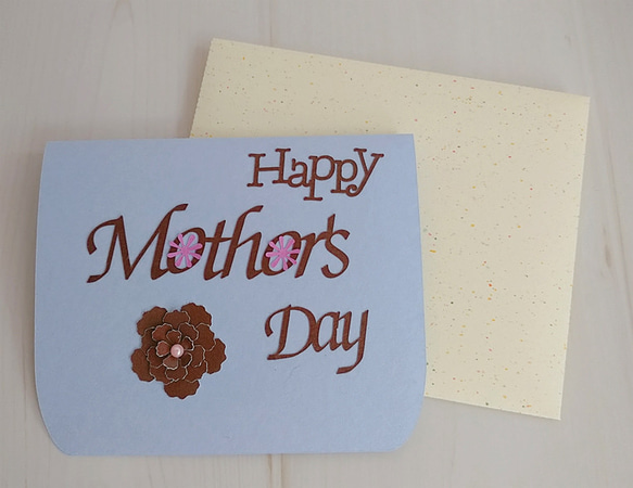 母の日のメッセージカード メッセージカード ペーパー雑貨屋びっけ 通販 15522351｜Creema(クリーマ)