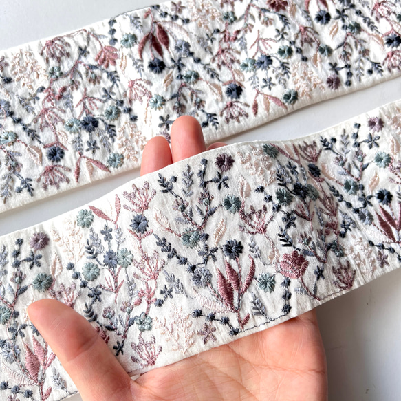 【50cm】インド刺繍リボン シルク SS586 リボン・テープ CRAFT D’AVION 通販 15536349｜Creema(クリーマ)