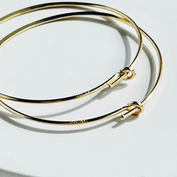 【Sale!】14kgf(刻印入り) フラットフープピアス S/M/L ピアス（フープ） milimili901 通販｜Creema(クリーマ)