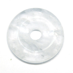 天然石パーツ ピーディスク クリスタルクォーツ水晶 ドーナツ型 ti-p-disk-49 約40mm 天然石 trésor 通販 ...