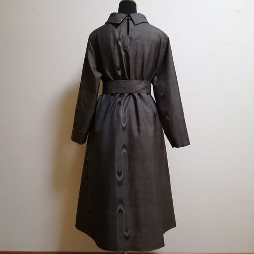 SOLD 着物リメイク ワンピース 大島紬 ワンピース さらあお 通販 SOLD 着物リメイク ワンピース 大島紬 ワンピース さらあお 通販