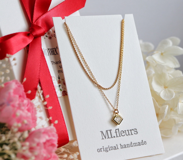 creema限定14kgf シンプル ネックレス セット ネックレス・ペンダント MI.f (エムアイ エフ) 通販 15560465｜Creema(クリーマ)