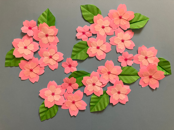 折り紙さくら＊薄ピンク20輪 アートフラワー ケロティ(只今、発送まで10〜15日) 通販 15571003｜Creema(クリーマ)