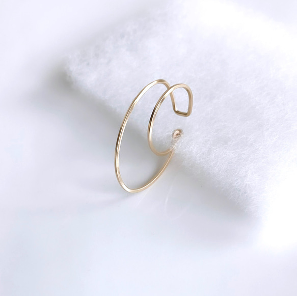ellipse 14kgf 2連 イヤーカフ イヤーカフ f accessory 通販 15572697｜Creema(クリーマ)