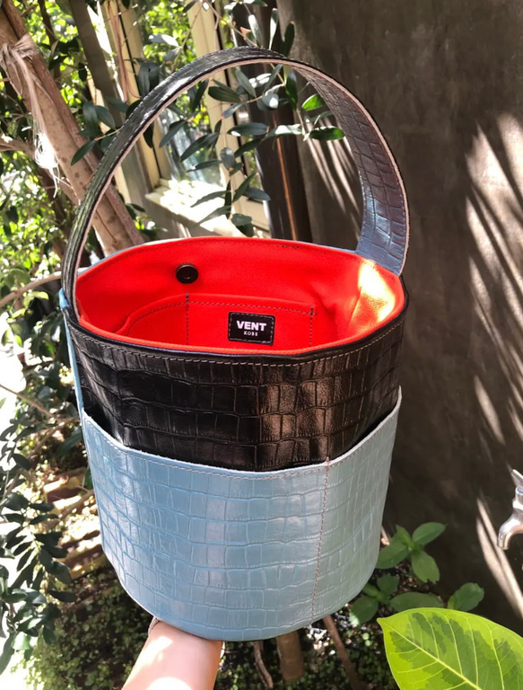 【VENT】〝bucket bag〟004 M 受注製作 バケツバッグ vent kobe 通販 15573140｜Creema(クリーマ)