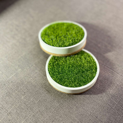 Touch the turf セメント コースター クリーム ホワイト ラウンド型 ディフューザー ストーン クッション ヒーリ その他インテリア雑貨 mo & more life 通販 ...