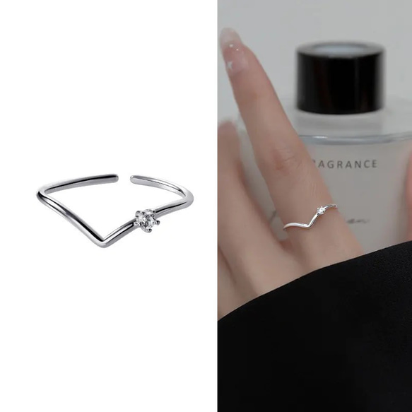 【BF】open ring silver925 指輪・リング MERIA 通販 15583498｜Creema(クリーマ)