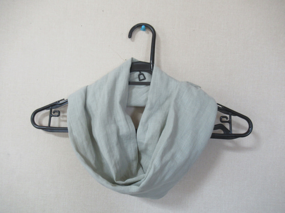 スラブダブルガーゼスヌード《アイスグリーン・一重》 スヌード moko 通販 15595108｜Creema(クリーマ)