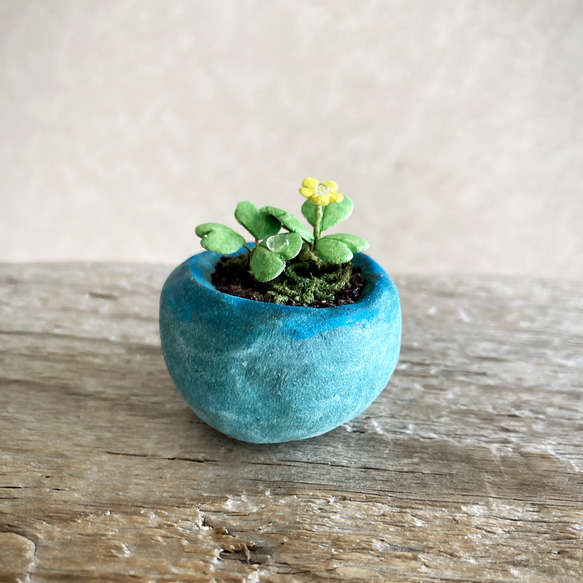 7889.bud 粘土の鉢植え カタバミ その他インテリア雑貨 bud 通販 15607160｜Creema(クリーマ)