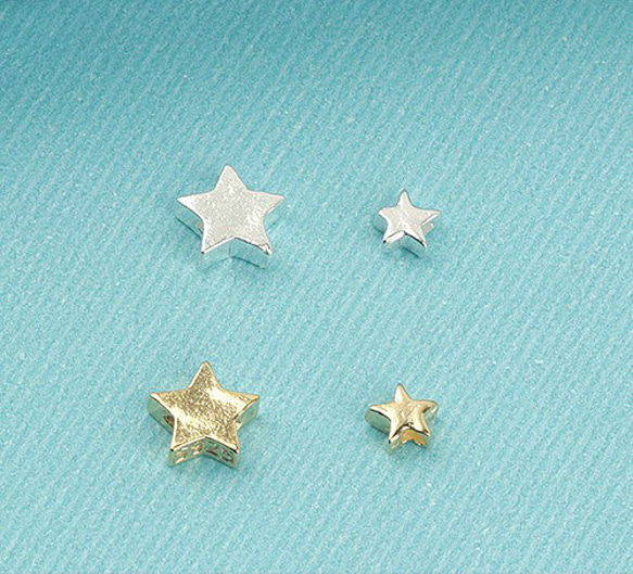 SV925シルバー ☆型8㎜ チャーム 14kgP 手作り DIY 金具 パーツ アレルギー対応 チャーム 天然石アクセサリーのfiracia 通販 15611571｜Creema(クリーマ)