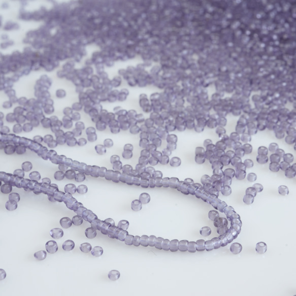 【5g】12/0 フランス製 ヴィンテージ シードビーズ トランスパラントバイオレット ビーズ プチコパン 通販 15621435 ...