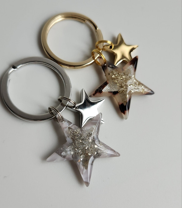 star key ring ☆* キーリング M.R.S. 通販｜Creema(クリーマ) 15623862