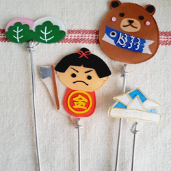 ワイヤークラフト ガーデニング雑貨 ガーデンピック 端午の節句金太郎セット その他インテリア雑貨 ccc 通販｜Creema(クリーマ)