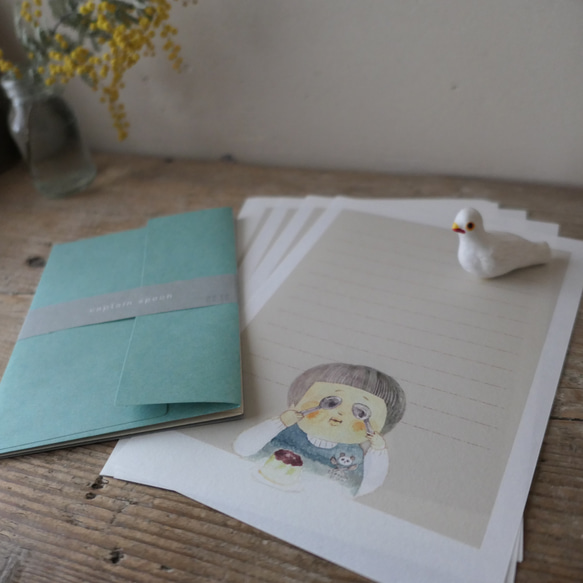 レターセット 『captain spoon』 レターセット ハニカミヤ 通販 15653356｜Creema(クリーマ)