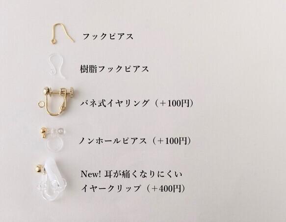 【受注生産】ネモフィラのピアス（イヤリング可） 晴れやかブルー2025 ピアス（フック・チェーン） kamelia 通販 15654886 ...