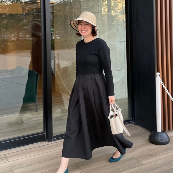 強い日差にも負けない！UV加工＆洗える リボンブレードハット：ブラック KMC-137 753600 ハット keep my closet ...