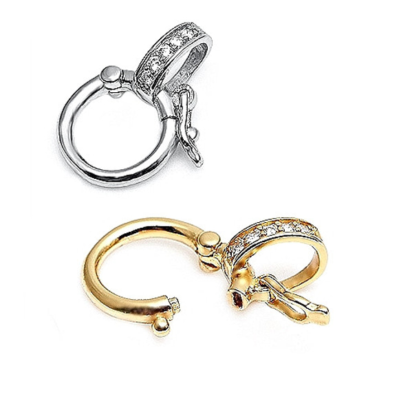 s925スターリングシルバー単列二重保険ラウンドバックル口径：3.5mm開口接続バックルペンダントバックルペンダントリングDIY チャーム DIY Workshop 通販 15681187 ...