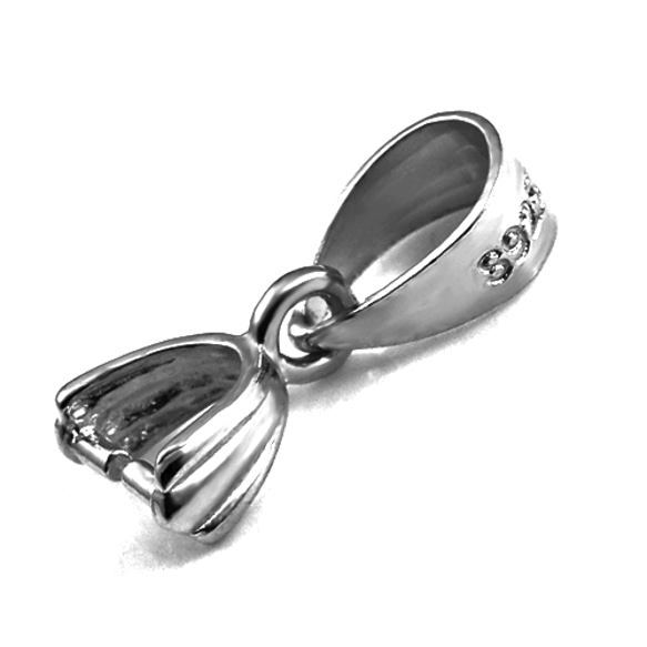 s925 スターリングシルバー ペンダント バックル 開口部: 4mm 大穴 メロンシード バックル ヘッド ペンダント バック チャーム DIY Workshop 通販｜Creema ...