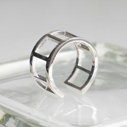 Square Openwork Earcuff / SV925 ≪送料無料≫ イヤーカフ Kumpel by p 通販 15698385｜Creema(クリーマ)