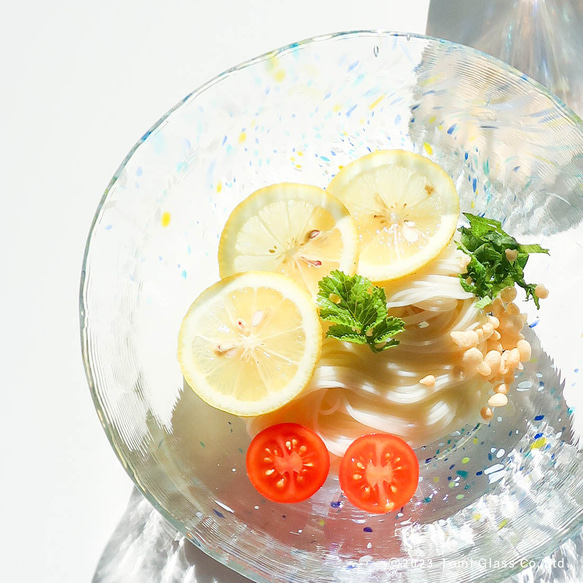 江戸硝子／うきよ／そうめん鉢／いきはり／EG032-03 お椀・ボウル・鉢 Tomi Glass 通販｜Creema(クリーマ) 15714408