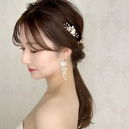 MA166 ヘッドドレス ヘッドアクセサリー 小枝 Uピン 髪飾り 結婚 MA166 ヘッドドレス ヘッドアクセサリー 小枝 Uピン 髪飾り 結婚