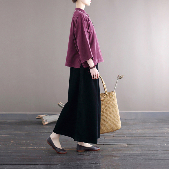 トップス ブラウス 20108 ブラウス 喜墨綿麻 通販 15718894｜Creema(クリーマ)