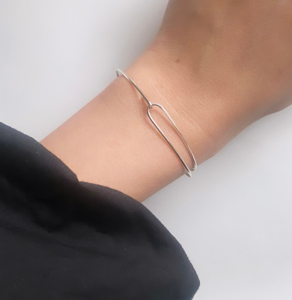 connection bangle サイズオーダー バングル silver925 バングル・リストバンド f accessory 通販 15729074｜Creema(クリーマ)