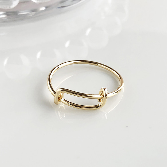 サイズ可変 ワイヤー リング 指輪 14kgf ゴールド（1コ） 金具・チェーン T2-style 通販 15747424｜Creema(クリーマ)