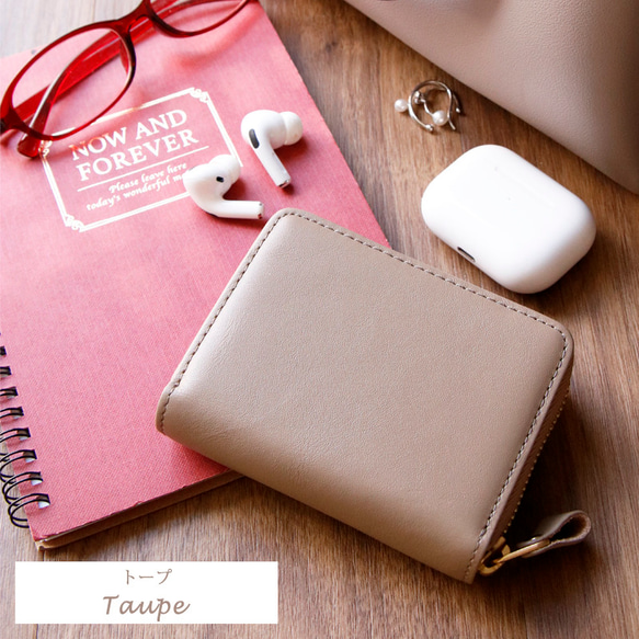 【SATTO】小さいのにお札が折れない！ラウンド型最小に挑むプレミアレザーミニ財布 スキミング防止 トープ その他ミニ財布・コンパクト財布 ...