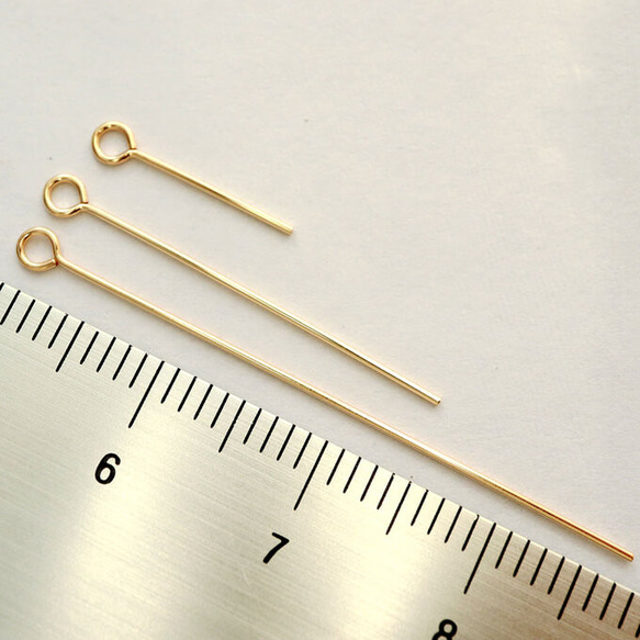 14KGF 9ピン 24ga 0.51mm×19.0mm 10本 アメリカ直輸入 金具・チェーン Trois anges 通販 15751490｜Creema(クリーマ)