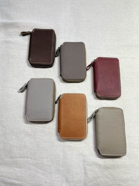 【姫路レザー】キーケース(チャコールグレー) キーケース レザークラフト POPO GREEN 通販｜Creema(クリーマ) 15775830