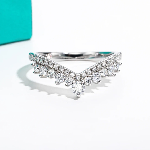 【オーダー品】モアサナイト リング S925 指輪・リング APPOLLO 通販｜Creema(クリーマ) 15779827