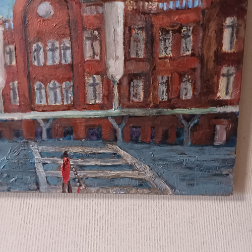 東京駅 油絵 F8 455×380 絵画 Hisako 通販 15782840|Creema 東京駅 油絵 F8 455×380 絵画 Hisako 通販 15782840|Creema