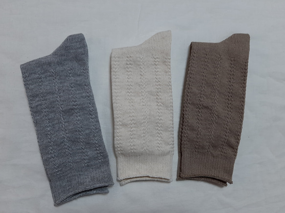 《creama限定》リネン3足限定セット 靴下 くつした工房＊カタコト 通販｜Creema(クリーマ) 15791866