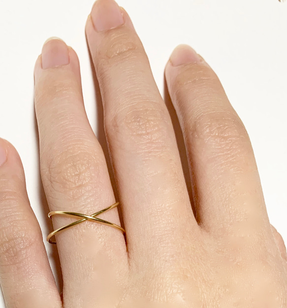 14kgf two ways ring 指輪・リング miku 通販 15801672｜Creema(クリーマ)