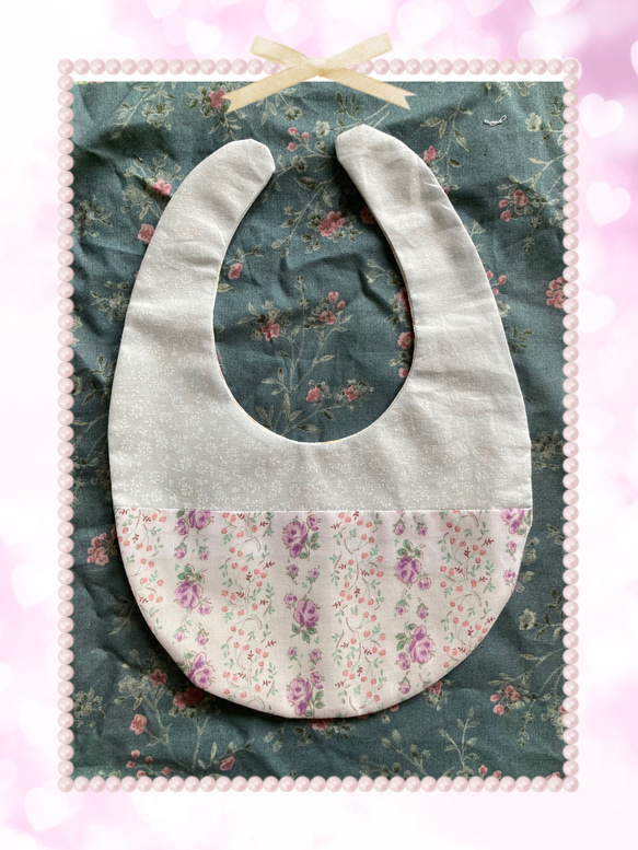 リバーシブル たまご型スタイ スタイ・よだれかけ 明日香mama 通販｜Creema(クリーマ) 15808579