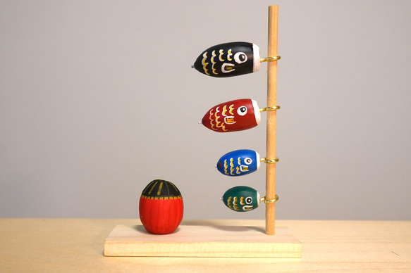 どんぐり鯉のぼりとどんぐり鎧兜のセット 五月人形 端午の節句 木製 季節の玄関飾り 五月人形・こいのぼり studio.nokinoki 通販 ...