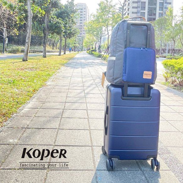【KOPER】Heart Bag-Travel Storage Backpack アイアングレーブルー＋ネイビーブルー リュック・バックパック ...