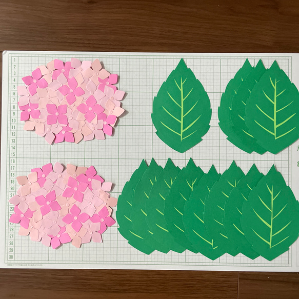 アジサイ壁面 6月壁面 ハンドメイド その他アート Rena 通販 15828195｜Creema(クリーマ)