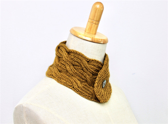 ポッサム・メリノ・シルクのネックウォーマー兼ヘアバンド ブロンズ ネックウォーマー qualityyarndownunder 通販 ...