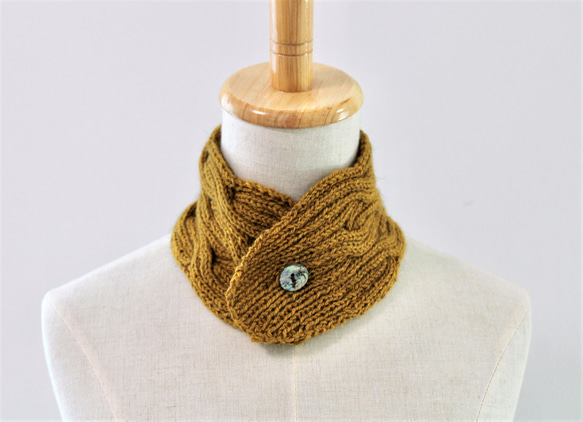 ポッサム・メリノ・シルクのネックウォーマー兼ヘアバンド ブロンズ ネックウォーマー qualityyarndownunder 通販 ...